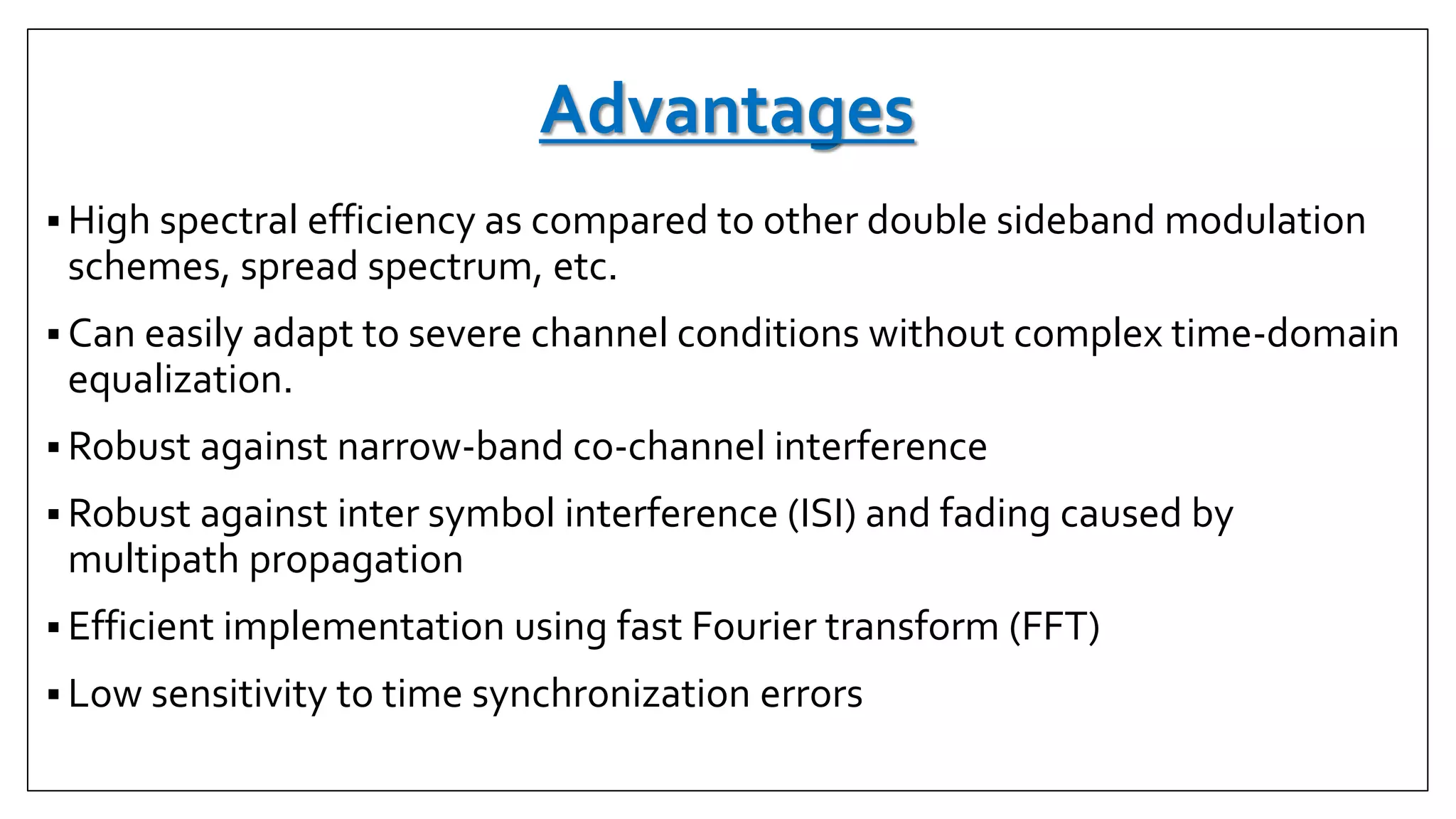 Orthogonal frequency division multiplexing (ofdm) | PPTX