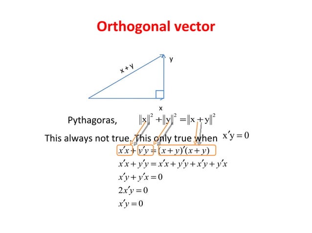 Orthogonal porjection in statistics | PPT | Science