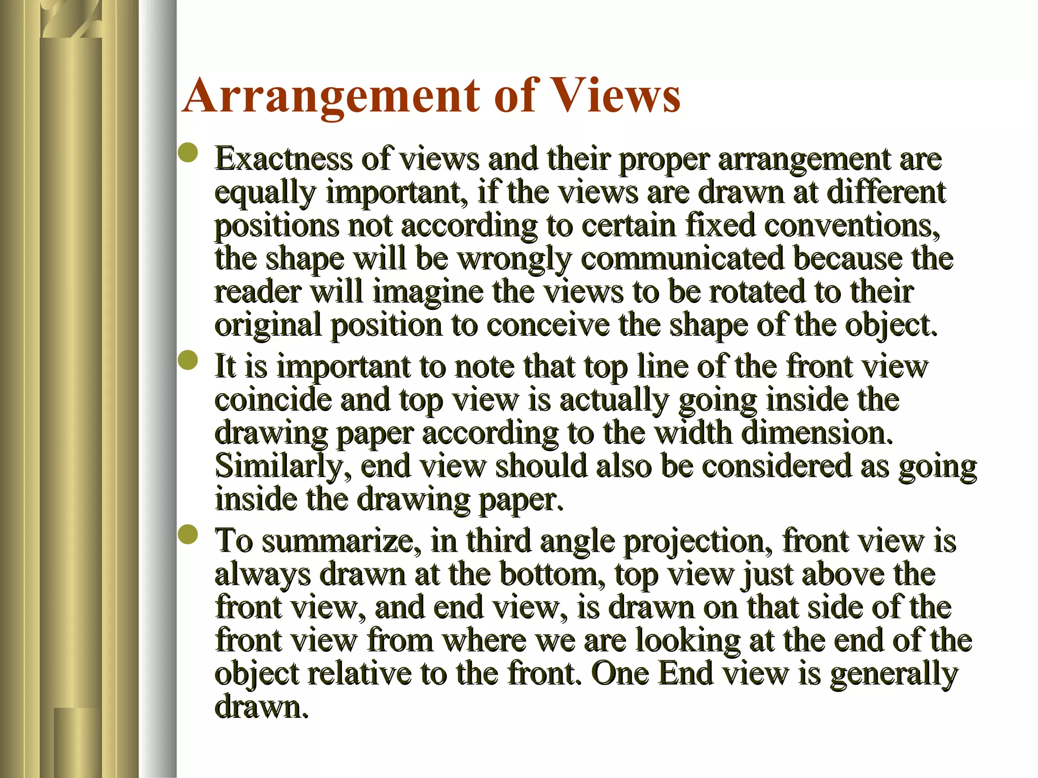 Orthographic drawing LECTURE OF CIVIL ENGINEERING DRAWING | PPT