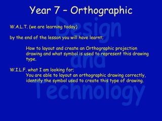 Orthographic drawing | PPTX