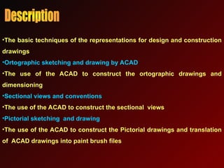 OrthographicDrawing presentation autocad | PPT