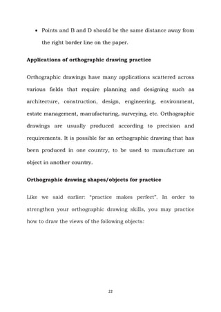 Orthographic Drawing_Definition, Types, Views, Tutorial & Practice | PDF