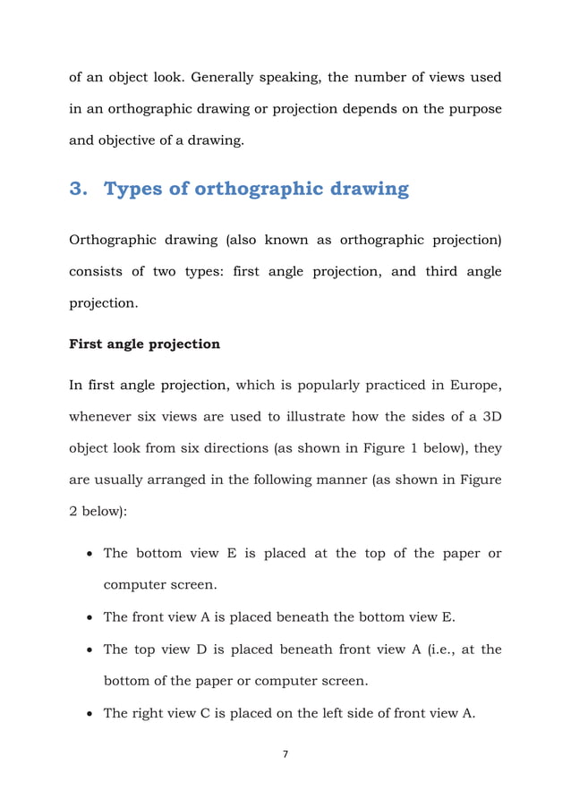 Orthographic Drawing_Definition, Types, Views, Tutorial & Practice | PDF