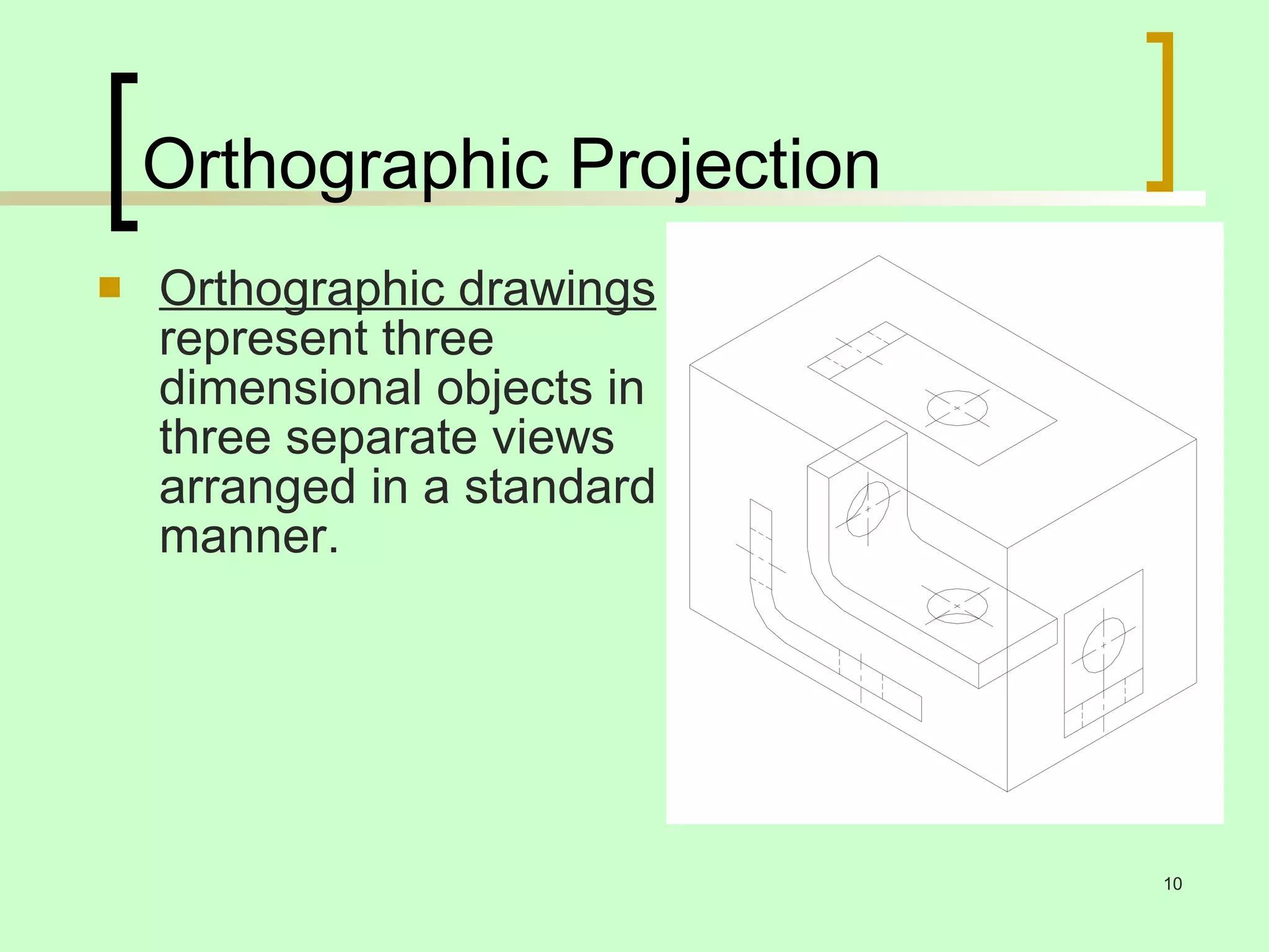 Orthographic English | PPT | 3-D Graphics | Computer Software and ...