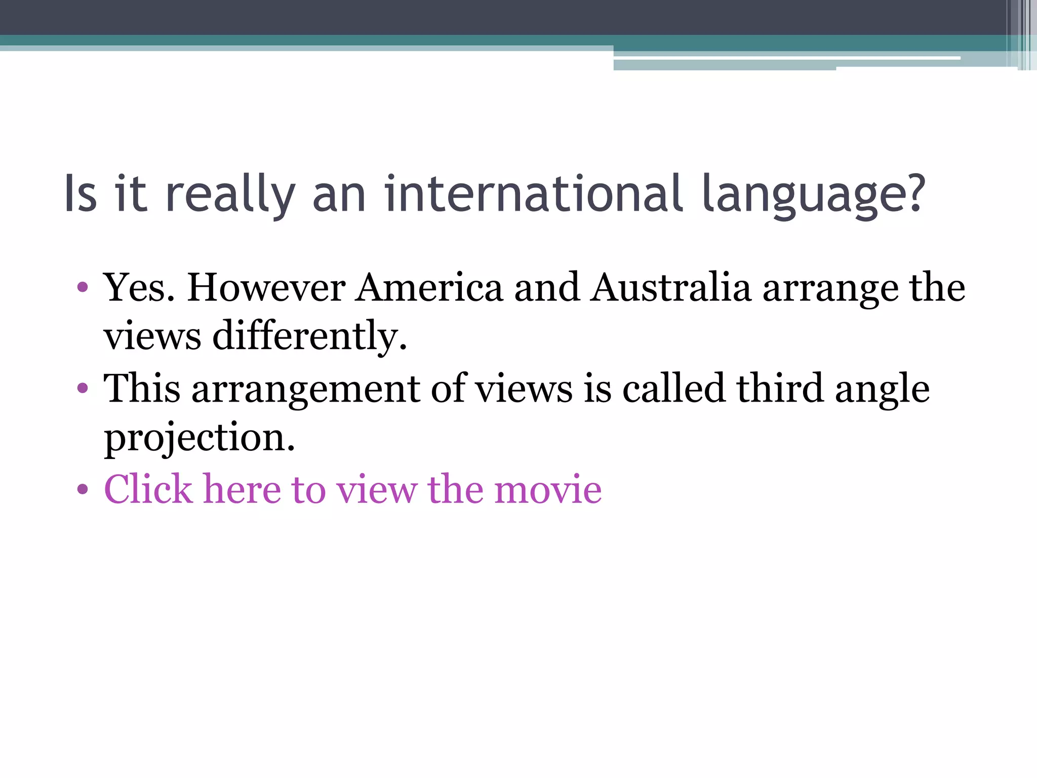 Orthographic projection | PPT | 3-D Graphics | Computer Software and Applications