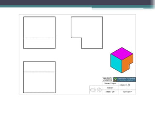 Orthographic projection | PPT | 3-D Graphics | Computer Software and ...
