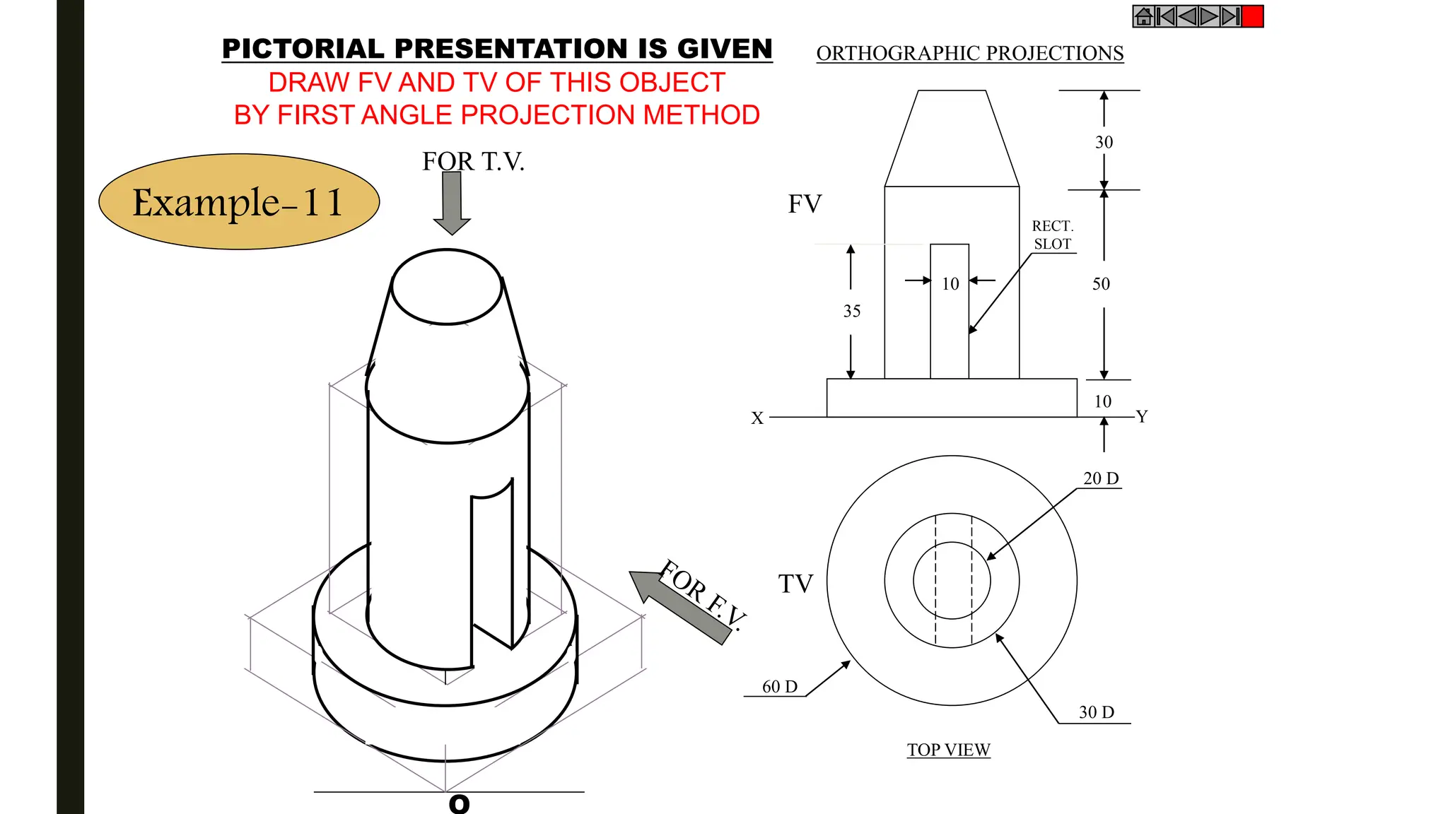 ORTHOGRAPHIC PROJECTIONS for engineering graphics | PDF