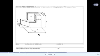 orthographic projections worksheet_exercise | PPTX