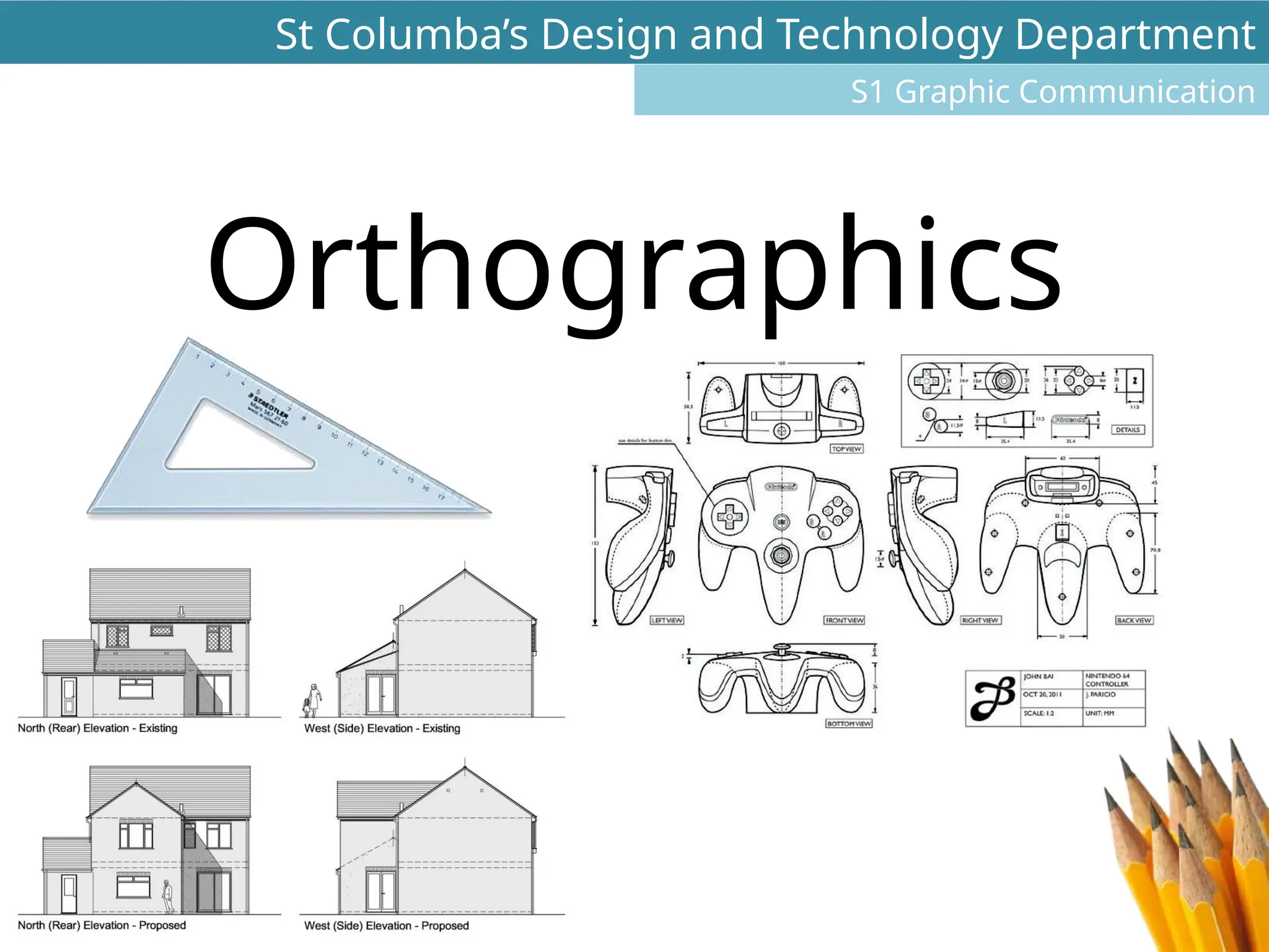 Orthographics Projection - Engineering Drawing | PPT