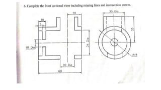 Orthographic sectional drawing | PPTX