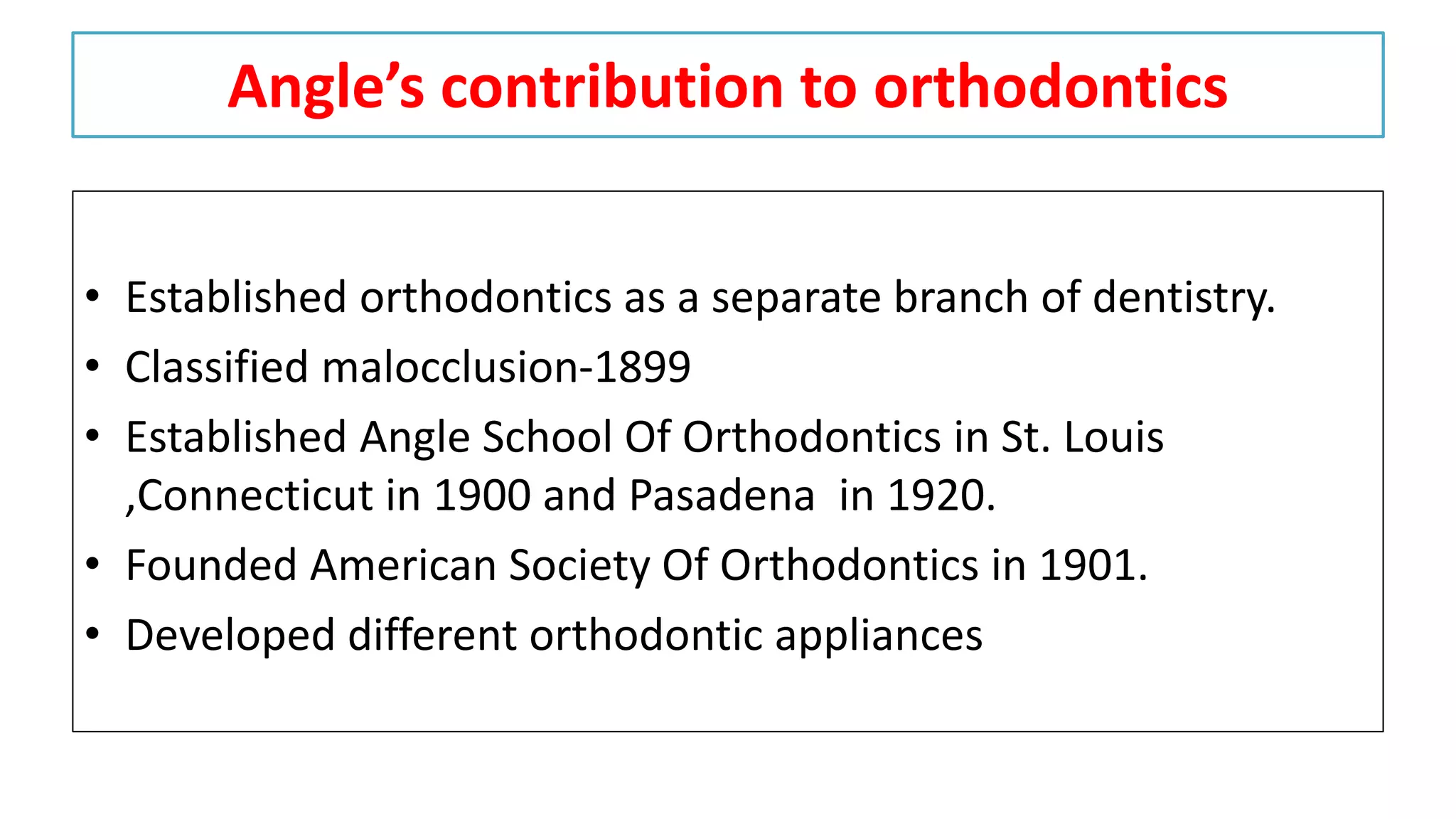 Introduction To Orthodontics | PPTX