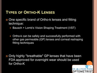 Ortho k workshop | PPTX