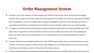 Ortho Management System | PPTX