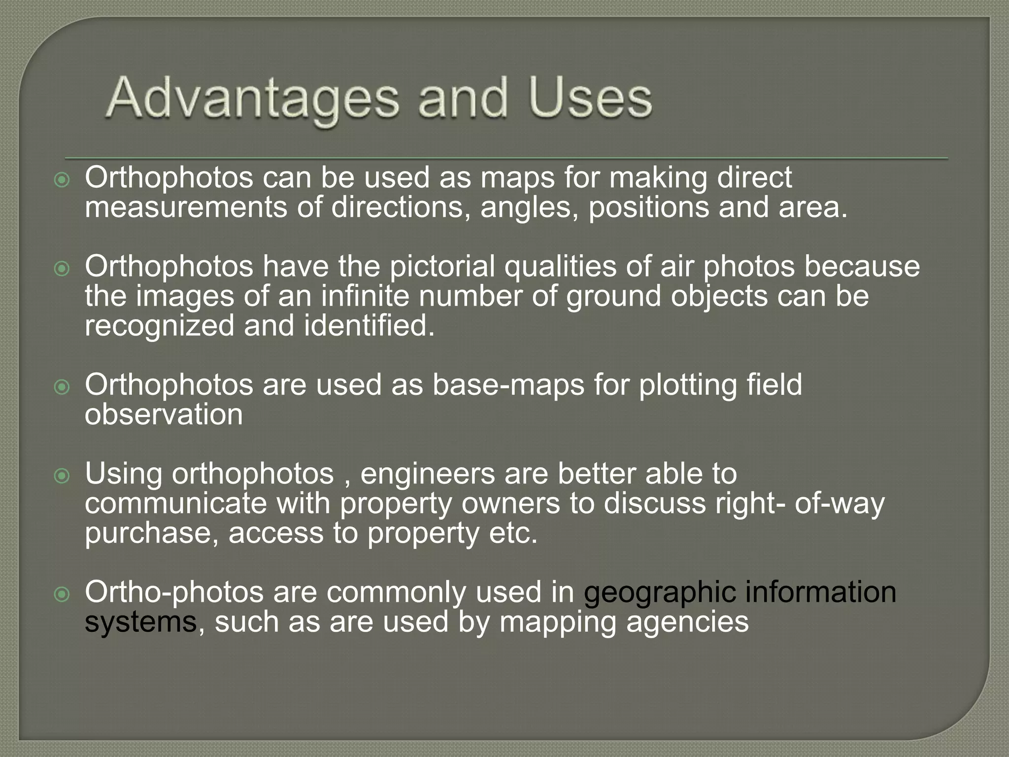 Orthomaps and photomap | PPTX