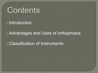 Orthomaps and photomap | PPT