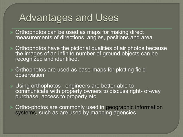 Orthomaps and photomap | PPT