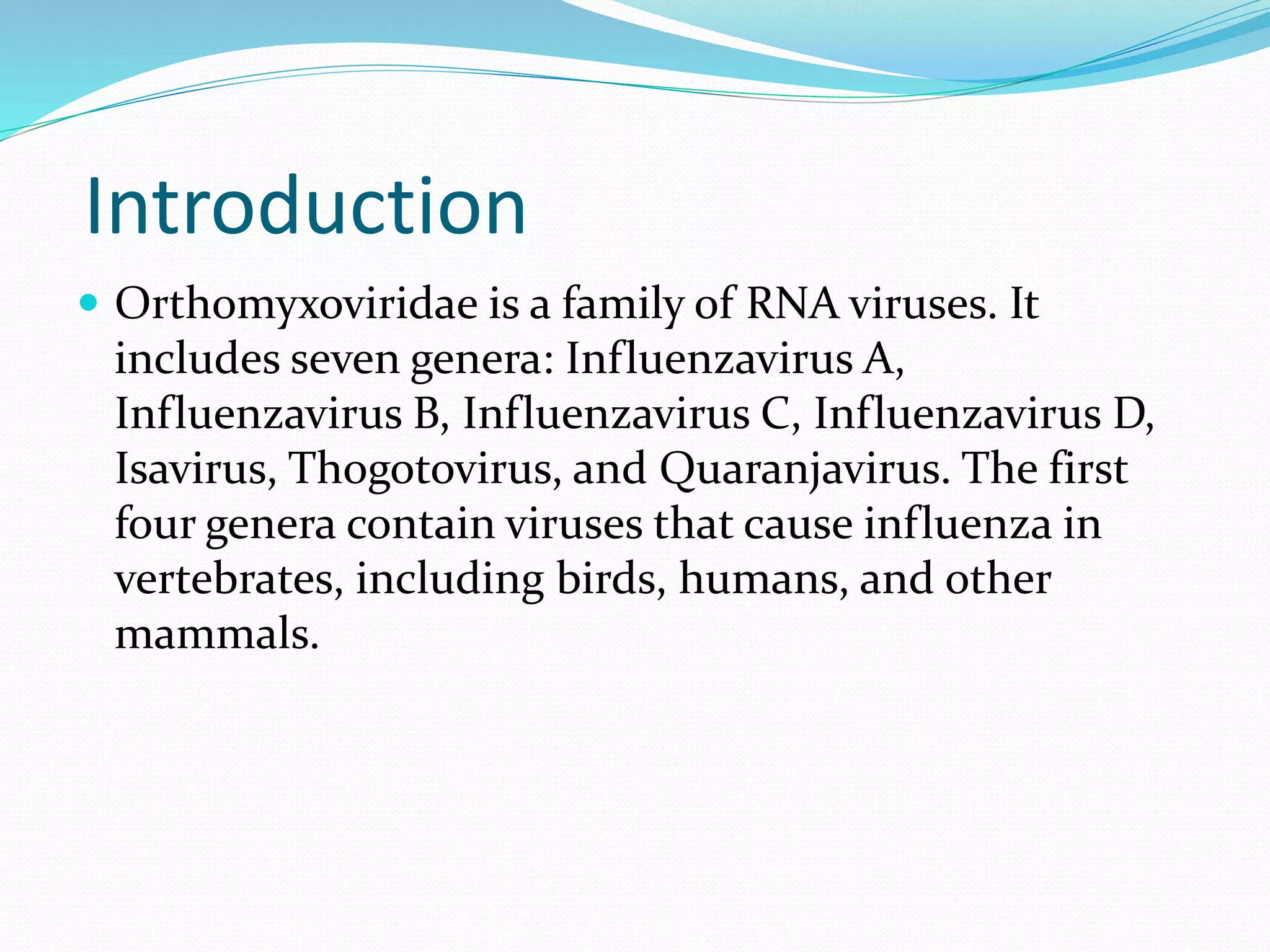 Orthomyxovirus | PPTX