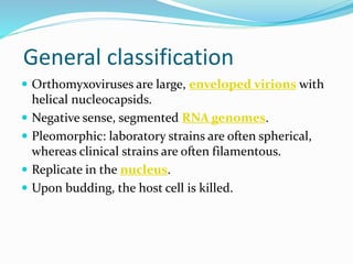 Orthomyxovirus | PPTX