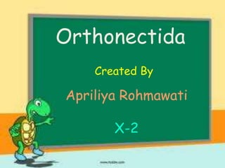 Orthonectida apriliya rohmawati kelas x-2 | PPTX