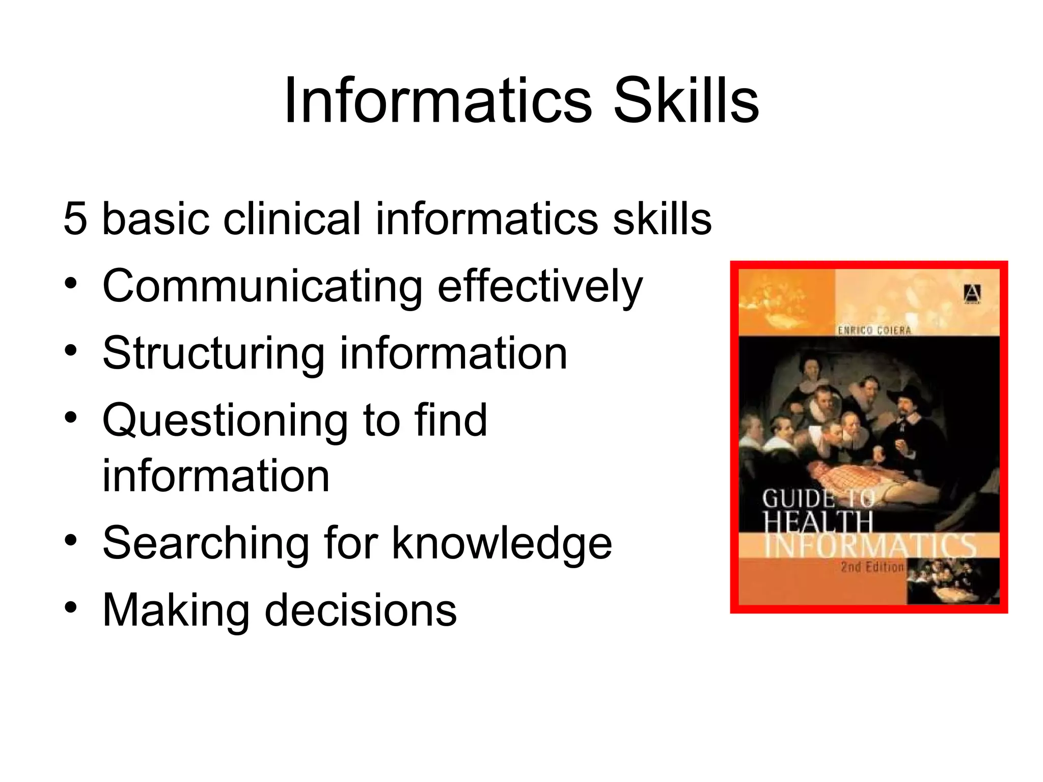 Orthopaedic Informatics Introduction | PPT