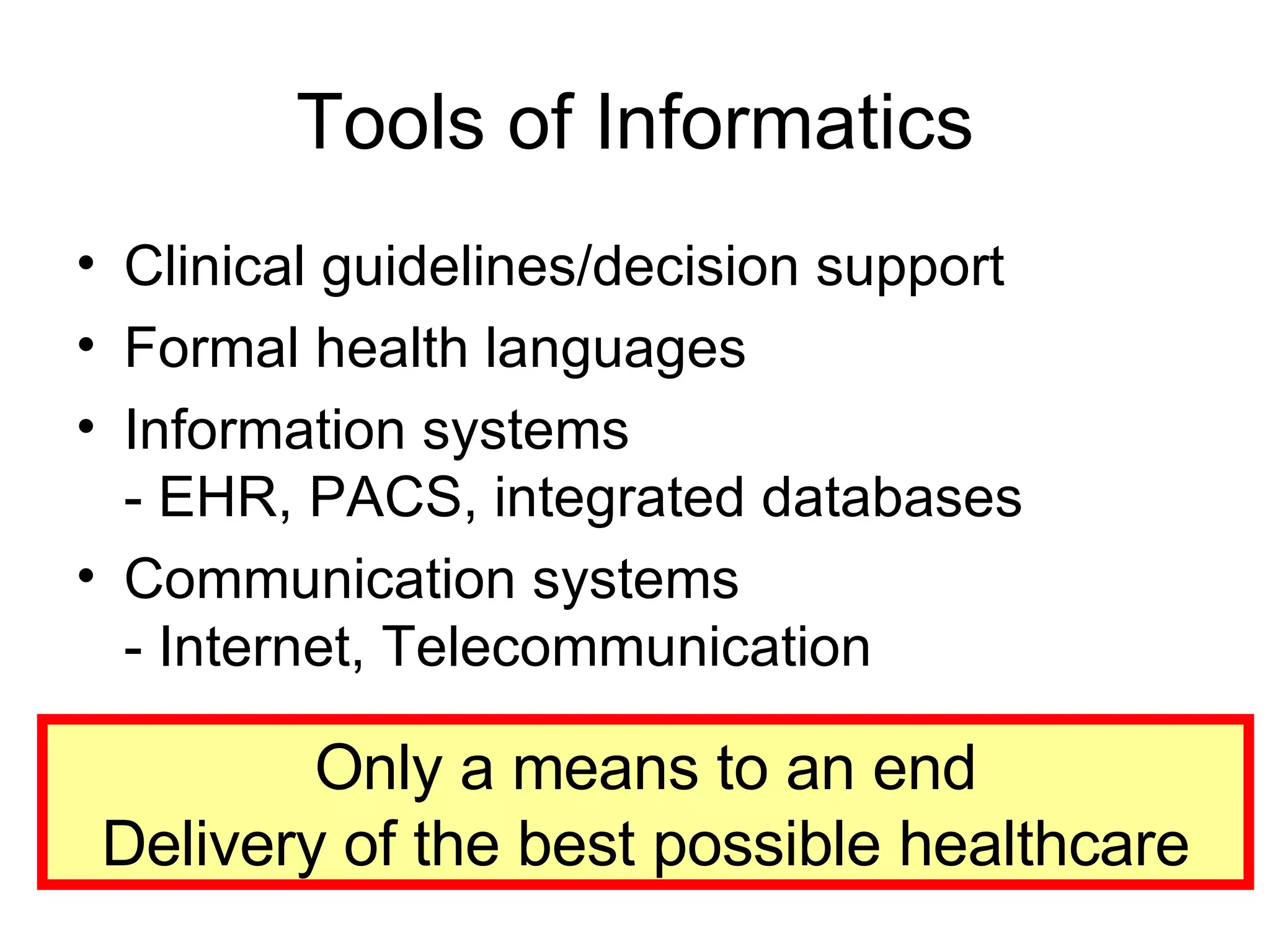 Orthopaedic Informatics Introduction | PPT | Free Download