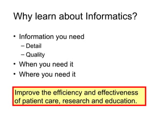 Orthopaedic Informatics Introduction | PPT