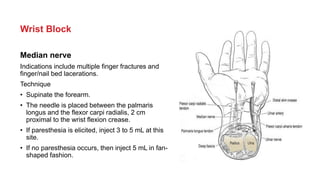 Orthopaedic analgesia and blocks | PPTX