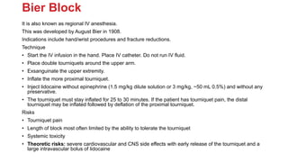 Orthopaedic analgesia and blocks | PPTX