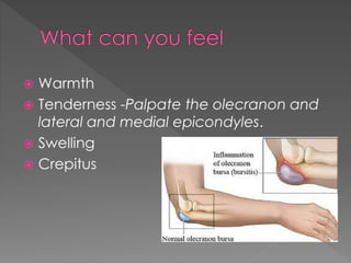 Orthopaedic examination elbow and knee | PPTX