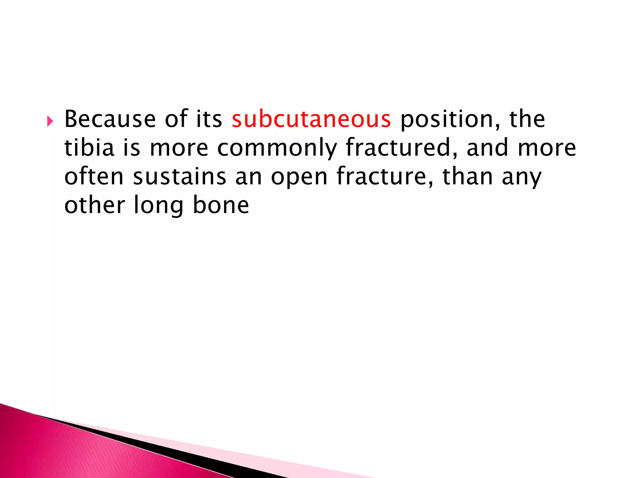 Tibia and fibula diaphysis, ankle and foot injuries | PPTX