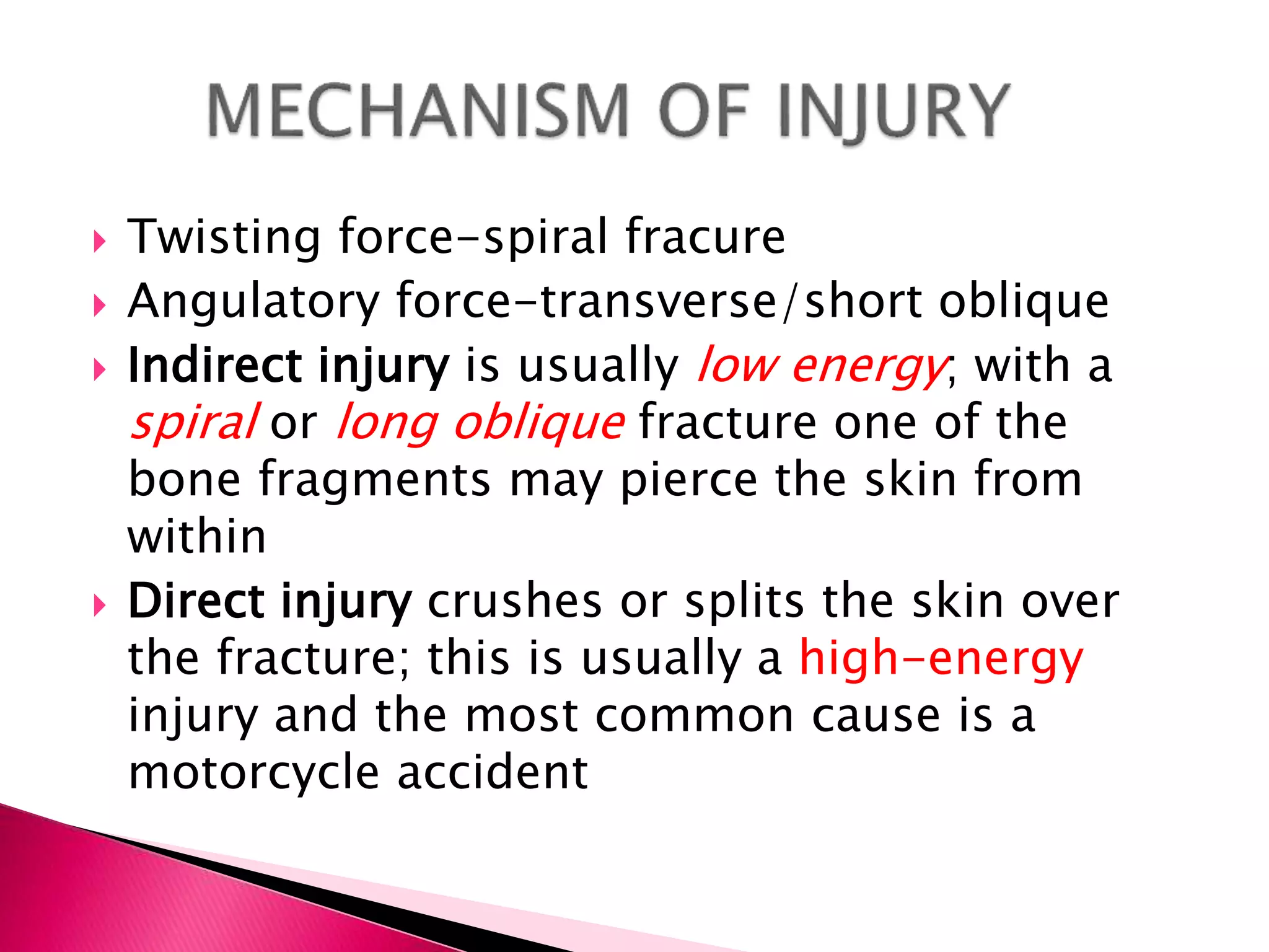 Tibia and fibula diaphysis, ankle and foot injuries | PPTX