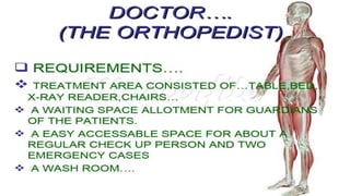 Orthopaedics department | PPTX