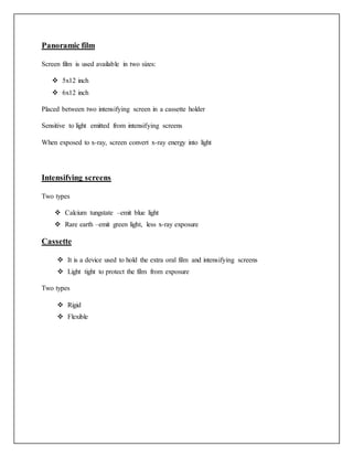 Orthopantomogram | DOCX