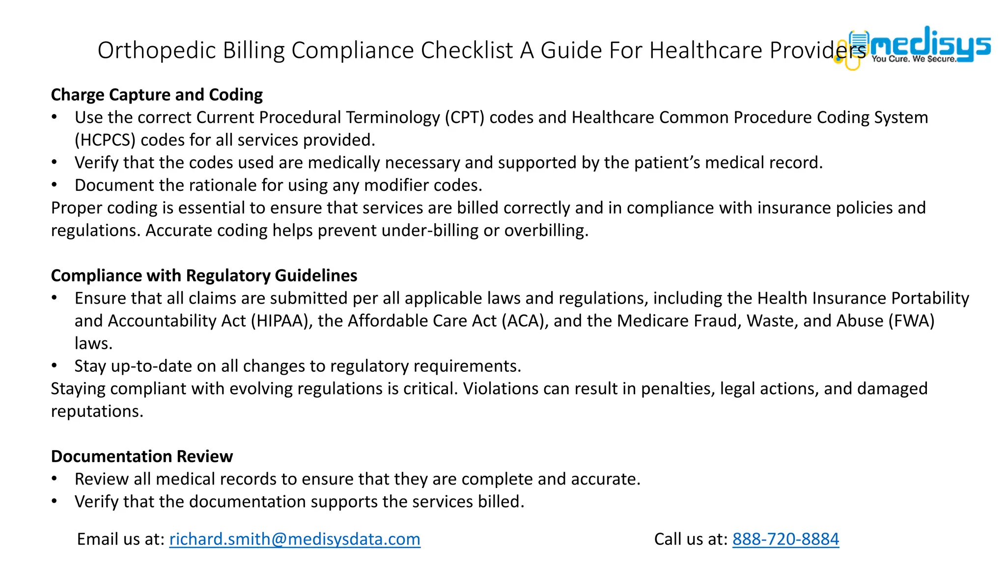 Orthopedic Billing Compliance Checklist A Guide For Healthcare Providers.pdf