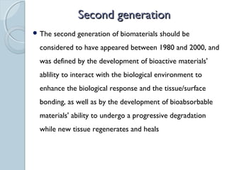 Orthopedic biomaterials | PPT