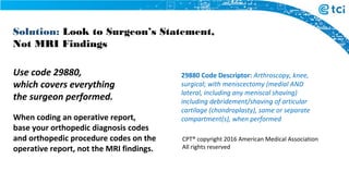 Confront Tough Orthopedic Billing & Coding Challenges Before it's Too ...