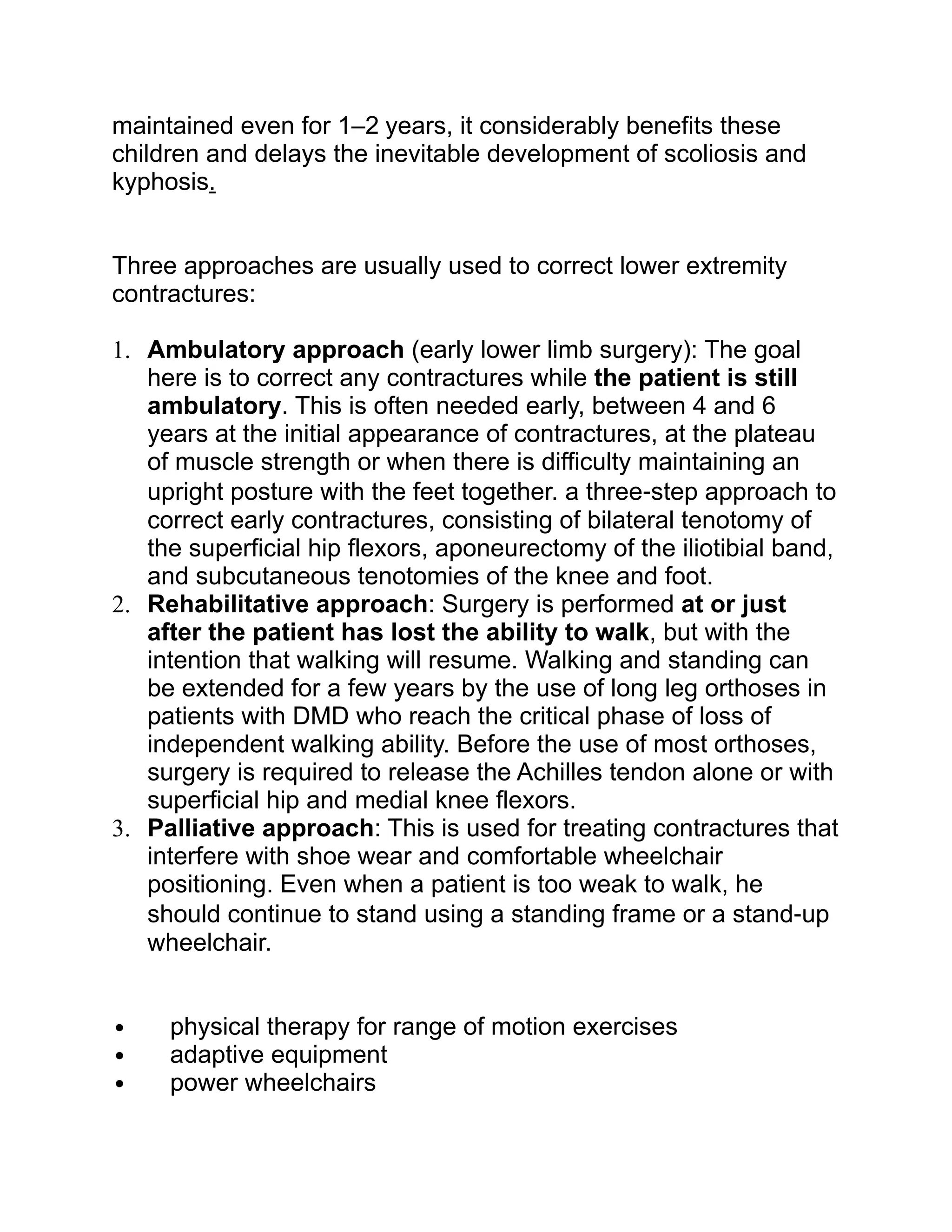 Orthopedic considerations in neuromuscular disorder | PDF