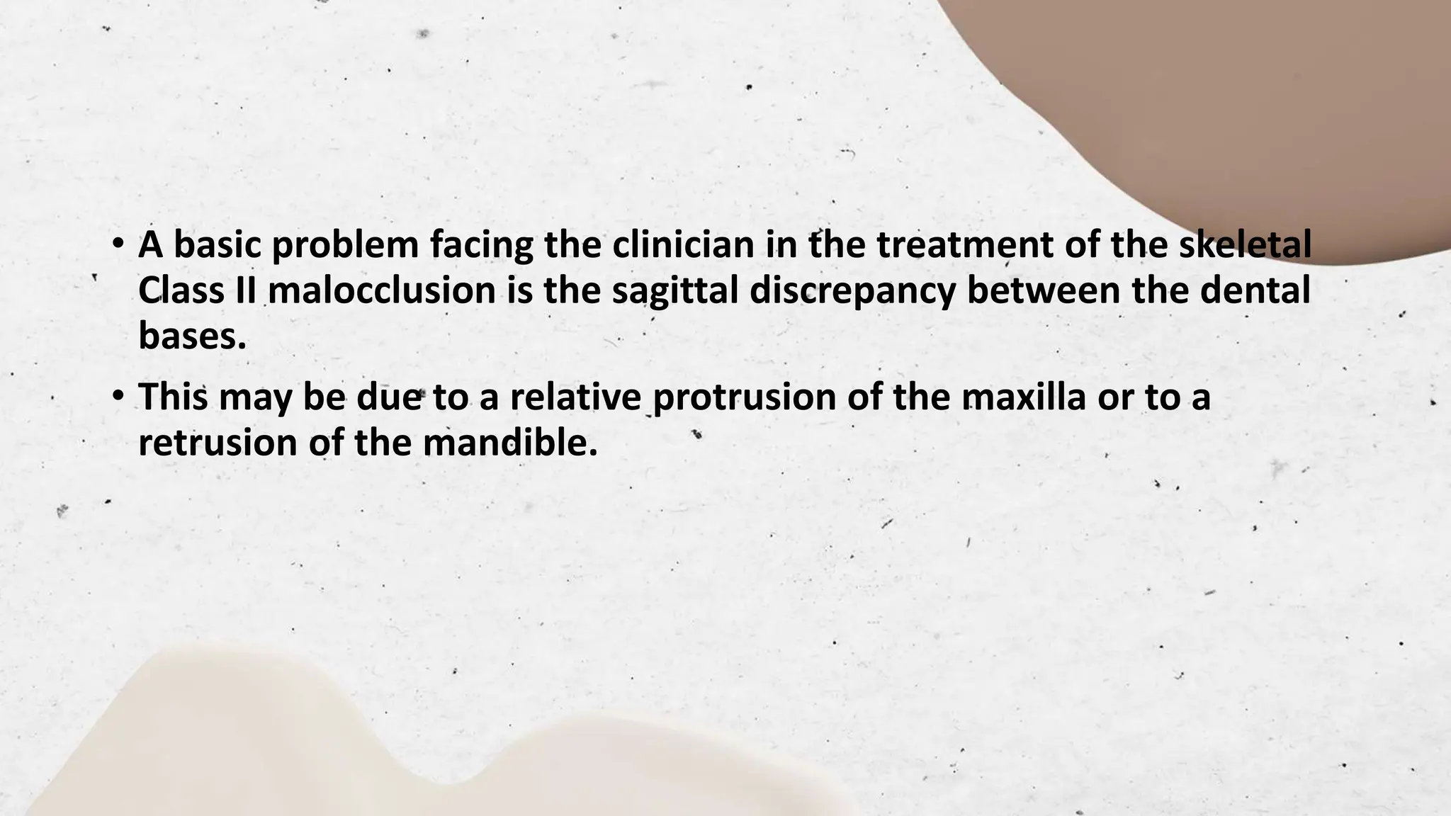 Orthopedic coordination of dentofacial development in skeletal Class II ...