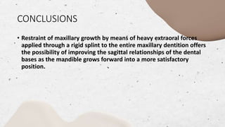 Orthopedic coordination of dentofacial development in skeletal Class II ...
