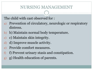 Orthopedic disorders in children | PPTX