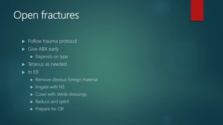 Orthopedic emergencies | PPTX