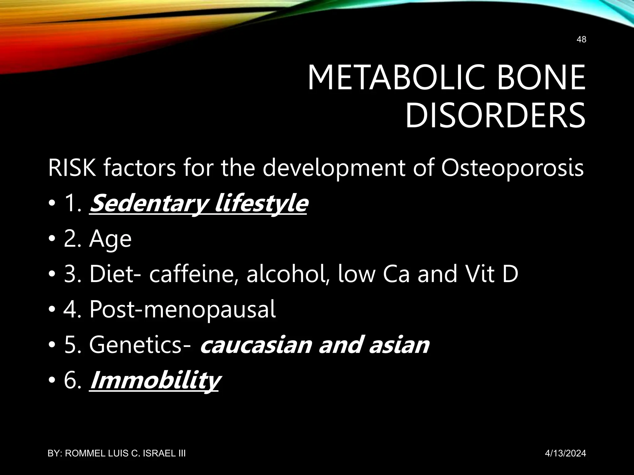 ORTHOPEDIC NURSING: CARE OF THE CLIENT WITH MUSCULO-SKELETAL DISORDER | PPT