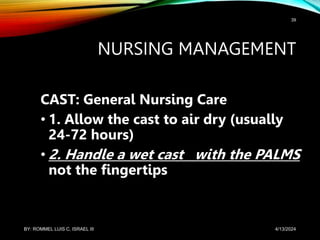 ORTHOPEDIC NURSING: CARE OF THE CLIENT WITH MUSCULO-SKELETAL DISORDER | PPT