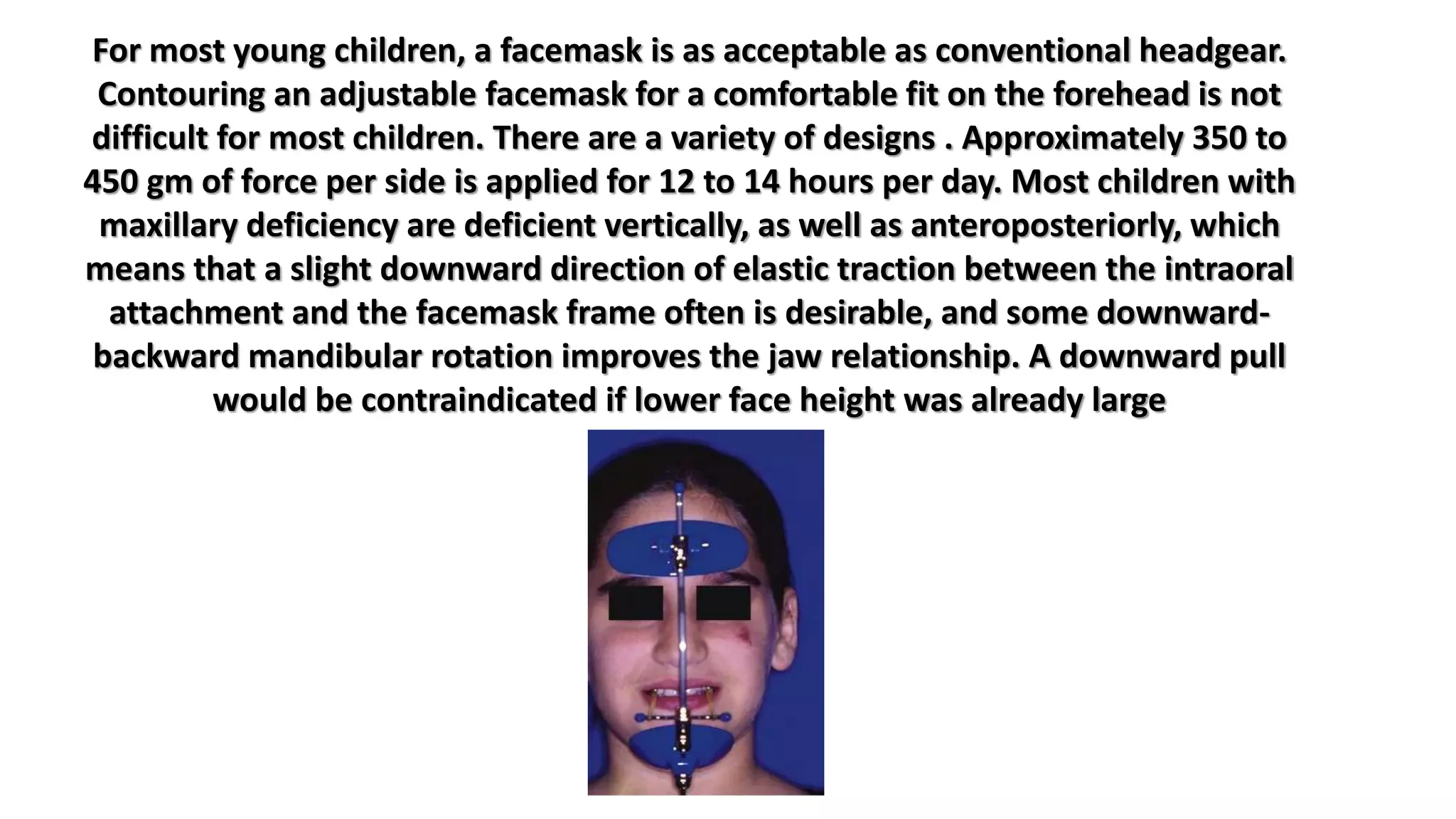Orthopedic protraction of the maxilla part 1 | PPTX
