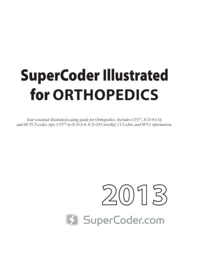 Orthopedics coding | PDF