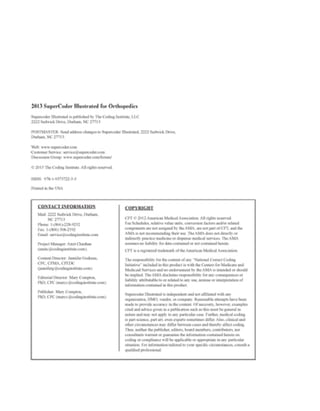 Orthopedics coding | PDF