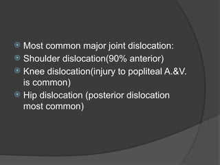 acute Orthopedics emergencies for undergraduate doctors. | PPTX