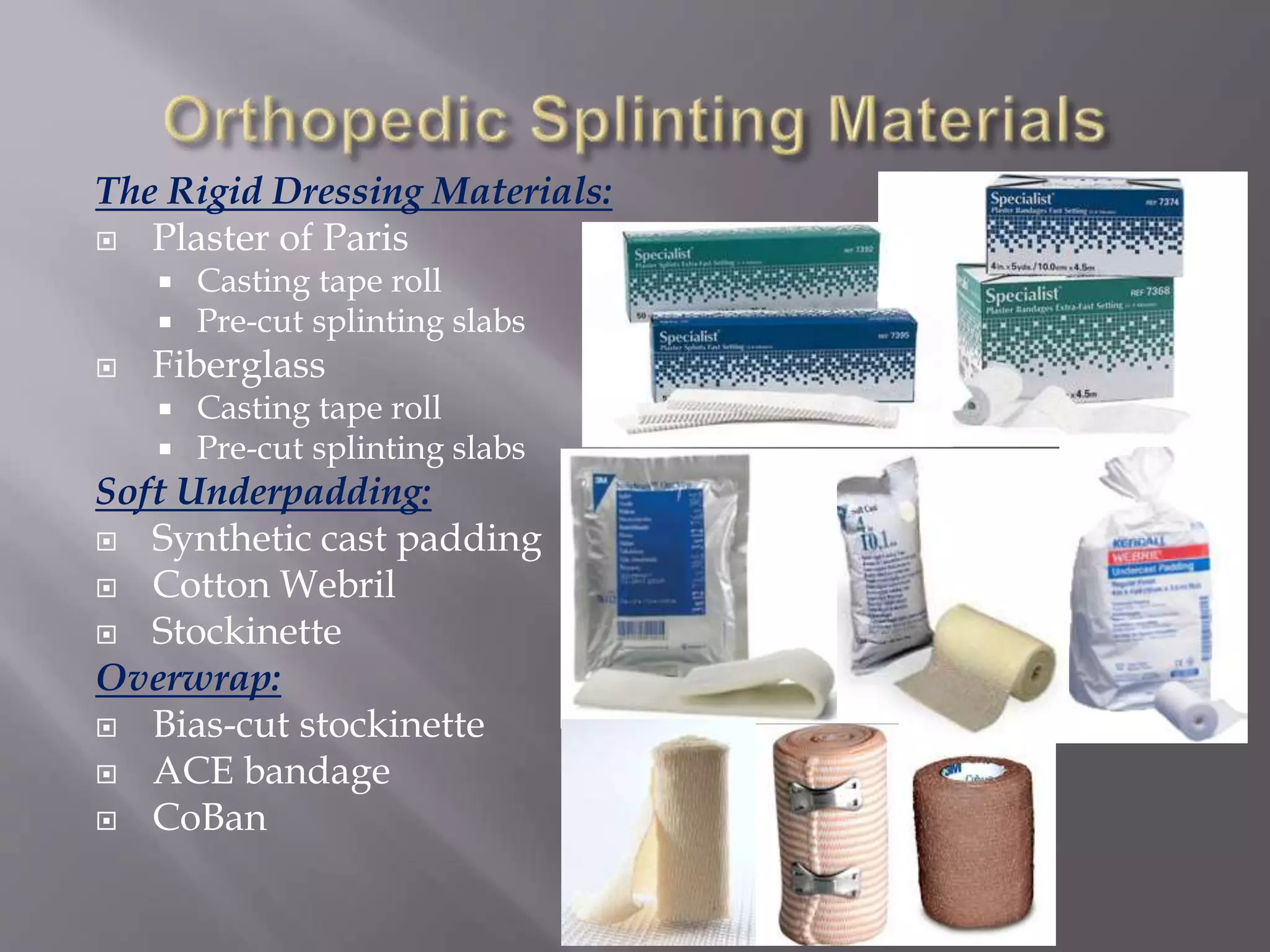 Orthopedic splinting | PPTX
