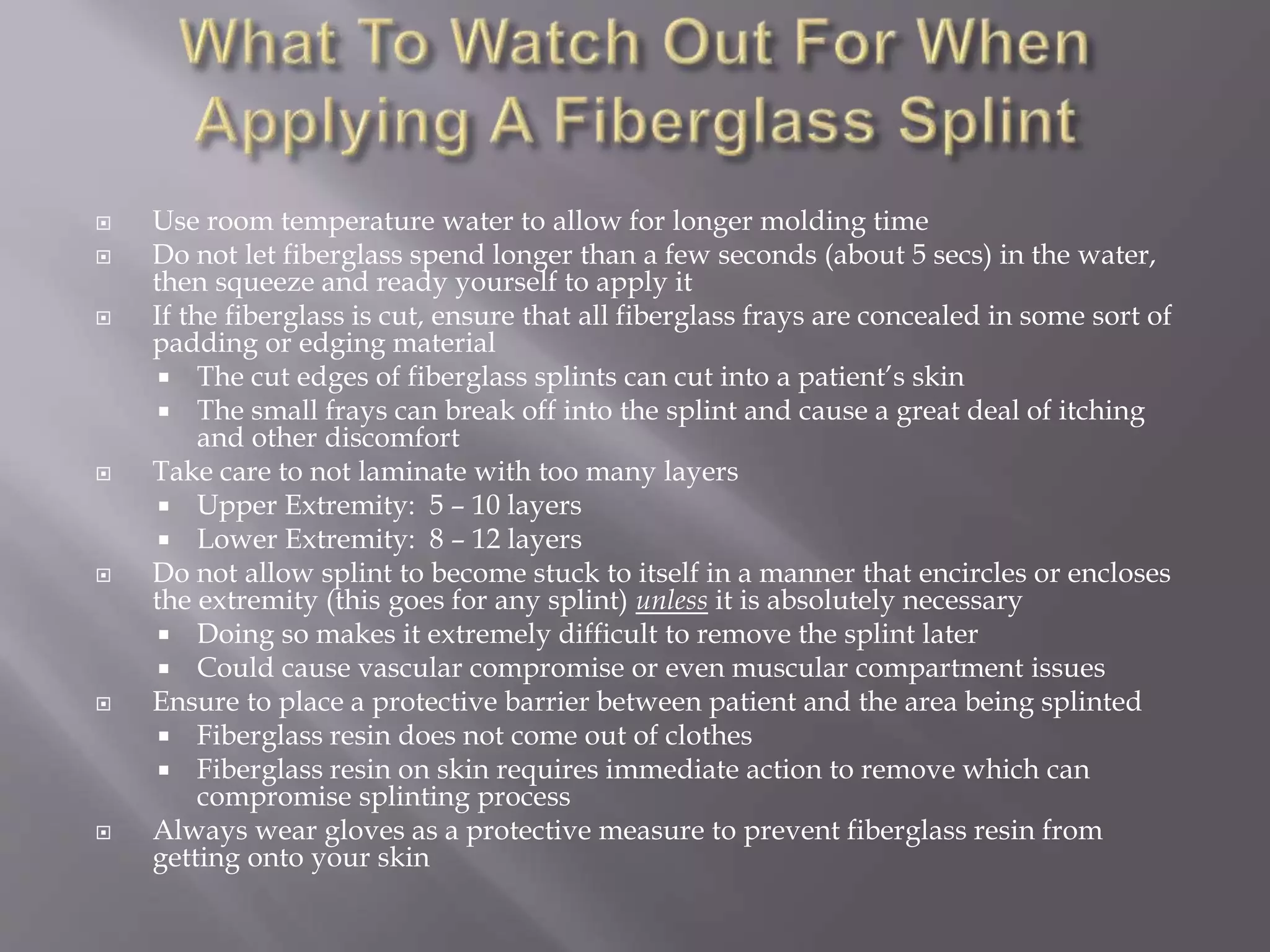 Orthopedic splinting | PPTX