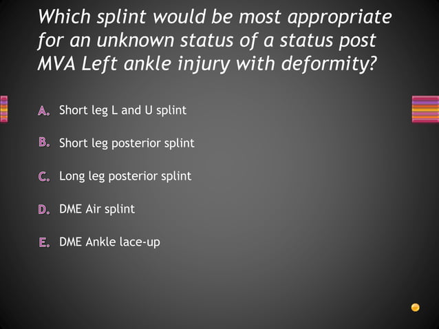 Orthopedic splinting | PPTX